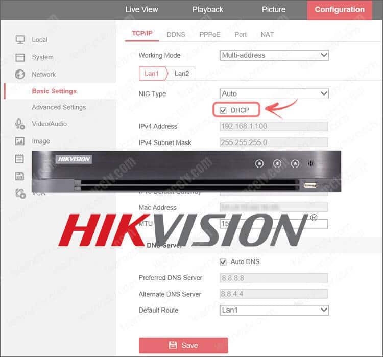 Cómo habilitar DHCP en Hikvision DVR - Aprenda CCTV